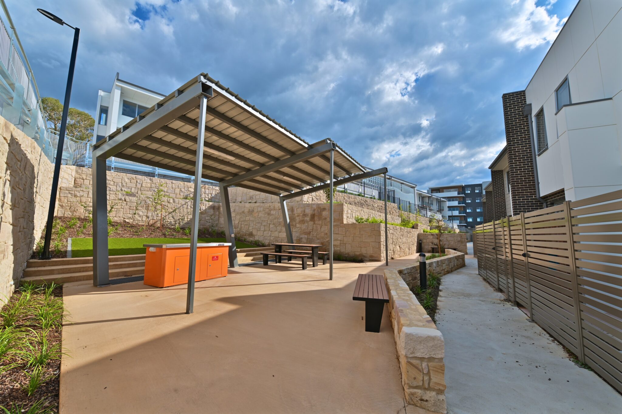 Polo communal barbecue area | Milin Builders Canberra